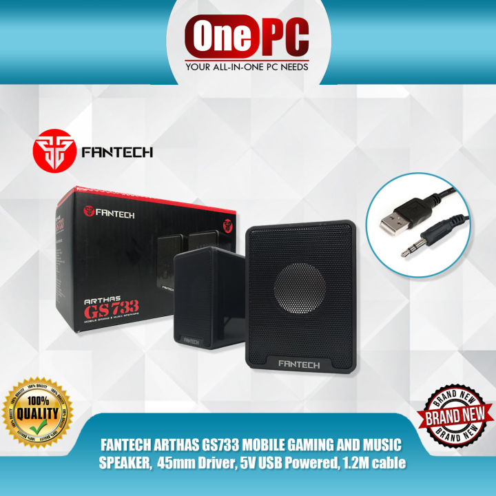 FANTECH ARTHAS GS733 MOBILE GAMING AND MUSIC SPEAKER, 45mm Driver, 5V ...