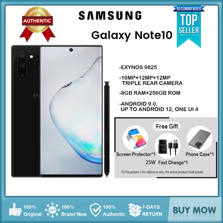Korea Version Samsung Galaxy Note 10 8GB RAM+256GB ROM Exynos 9825 Original Mobile Phone Fasting ...