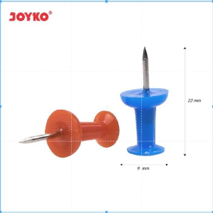 Push Pin / Jarum Tekan / Paku Pin Joyko PP-30 / Pin Joyko / Push Pin ...