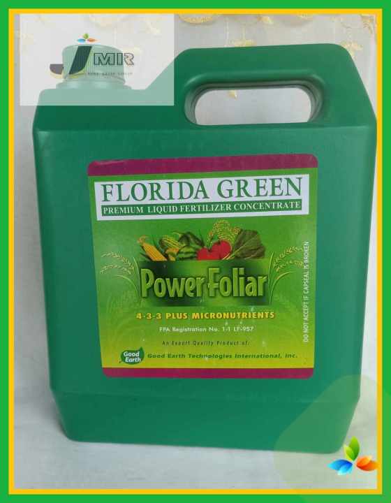 Florida Green Power Foliar Organic Liquid Fertilizer 1 Gallon | Lazada PH