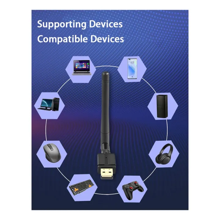 1 Set 100M External Antenna USB Bluetooth Transmitter Receiver ...