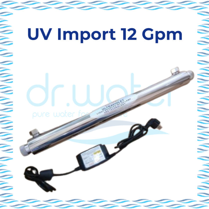 Ultraviolet Water Sterilizer - UV Impor 12 GPM - drwatersolo | Lazada Indonesia