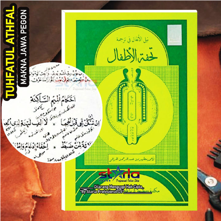 Kitab Tuhfatul Athfal Arab Jawa Pegon Gantung /kitab buku tajwid ...