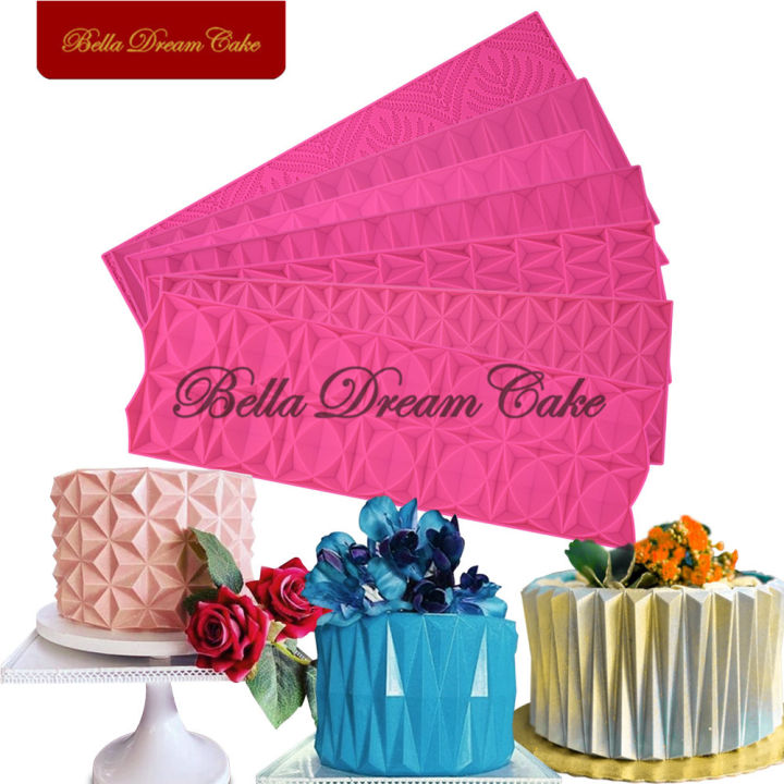 【Sell-Well】 Origami Silicone Mould Fondant Cake Molds Resin Clay Pan ...