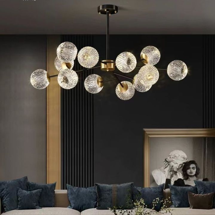 BL-Lighting Modern Design Chandelier Tricolor Ceiling Light Center ...