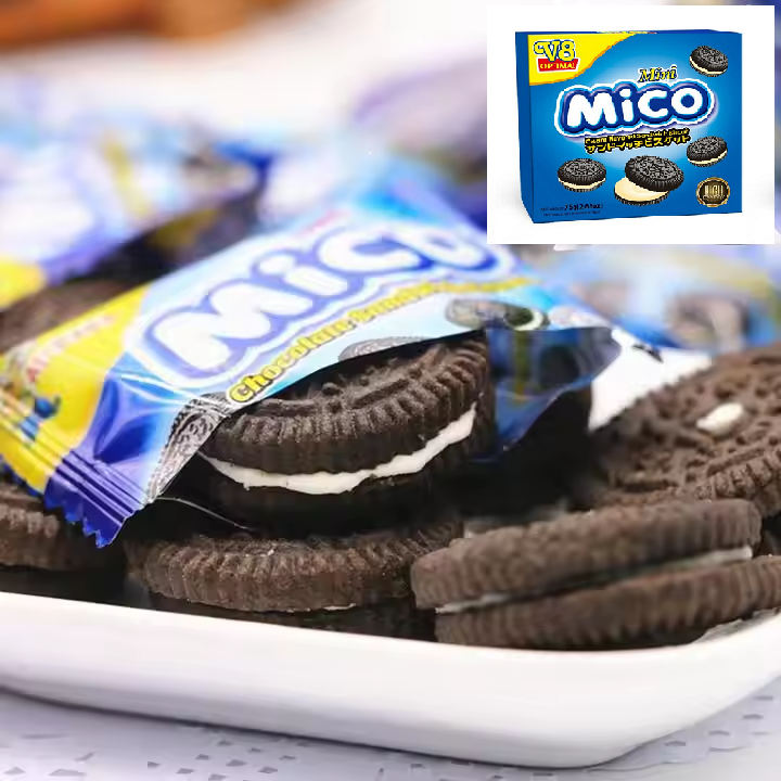 V8 Mini Mico Biscuit Chocolate Sandwich Cream Snack 75g | Lazada PH