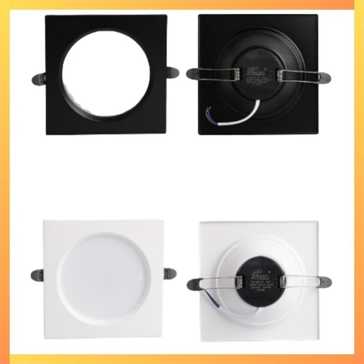 Ultra thin LED downlight Square panel bedroom luminaire Indoor Home ...