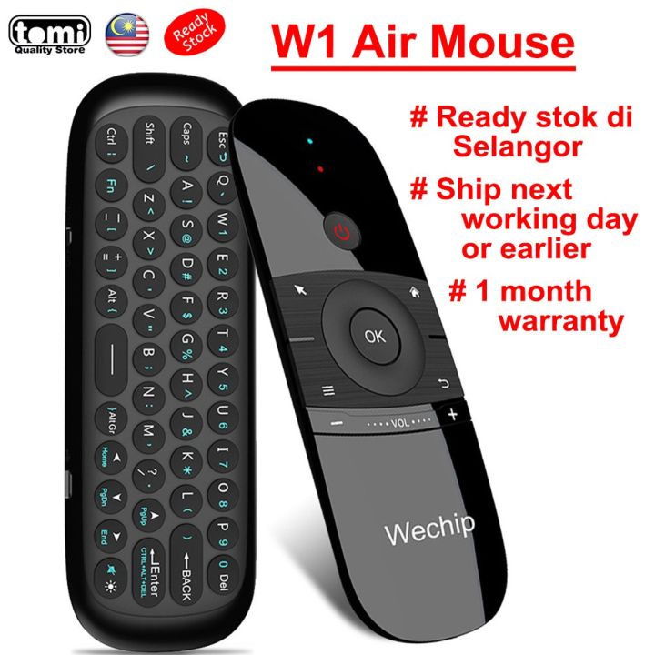 W1 M8 2.4G Air Mouse Wireless Keyboard Airmouse Remote Control Infrared ...