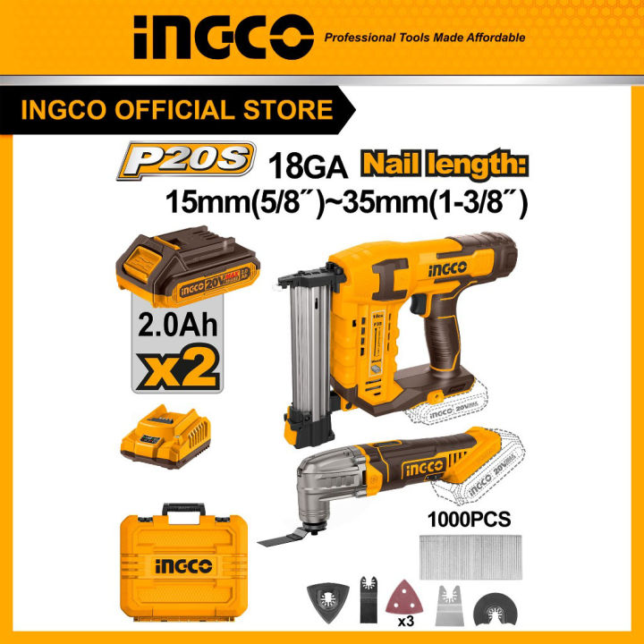 INGCO Set Combo เครื่องยิงประตู + เครื่องอเนกประสงค์ COSLI24021 ...