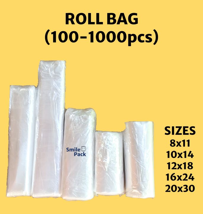 HD Plastic Labo / Roll Bag Supot - 8x11 10x14 12x18 16x24 20x30 for ...