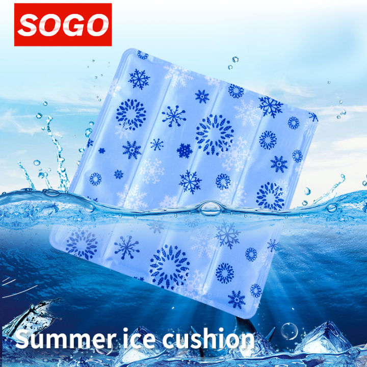 Summer Water-free soft ice gel ice pad pet cooling pad mat car office ...