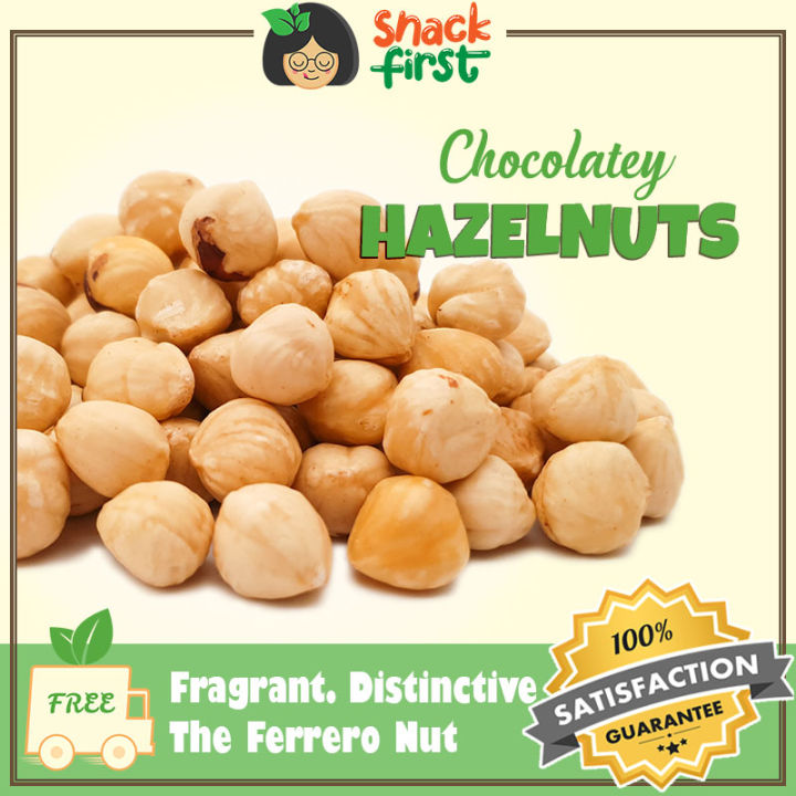 SnackFirst Hazelnuts Raw/Baked/Organic Raw 200g/1kg (Healthy ketogenic ...