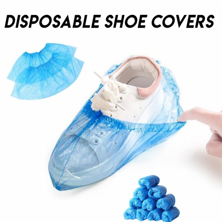 SARUNG SEPATU SEKALI PAKAI DISPOSABLE SHOE COVER SARUNG SEPATU PLASTIK ...