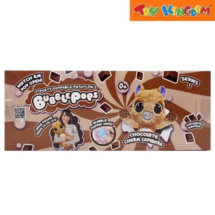 Bubble Pops Series 1 Chocolate Charm Capibara Fidgety Poppable Plushy ...