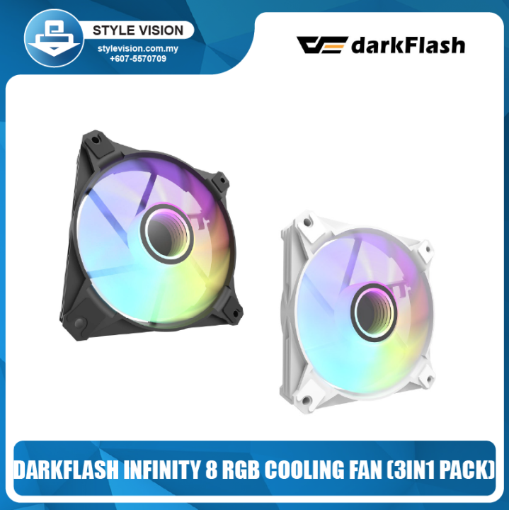 DARKFLASH INFINITY 8 ARGB COOLING FAN | Lazada