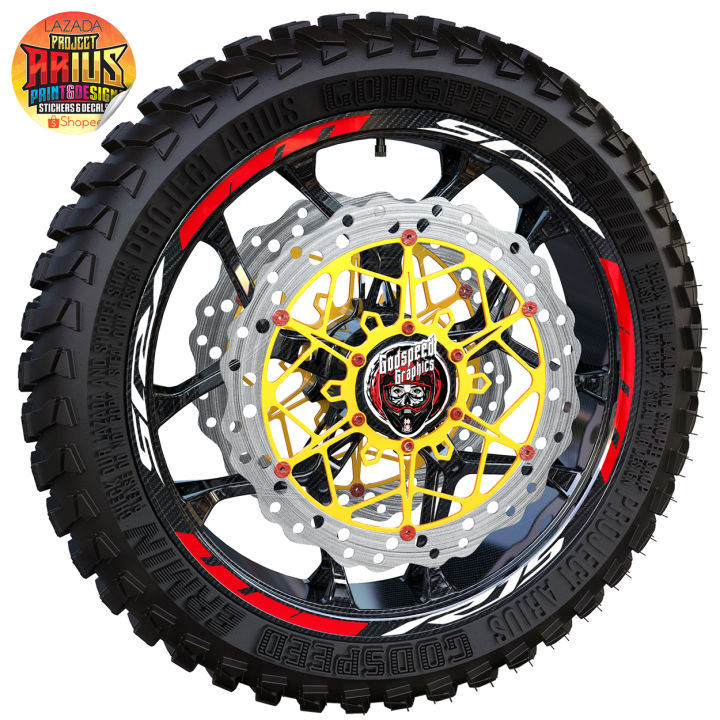 Yamaha R15 (Set: Harap at Likod 4 Sides)Mags Sticker | Lazada PH