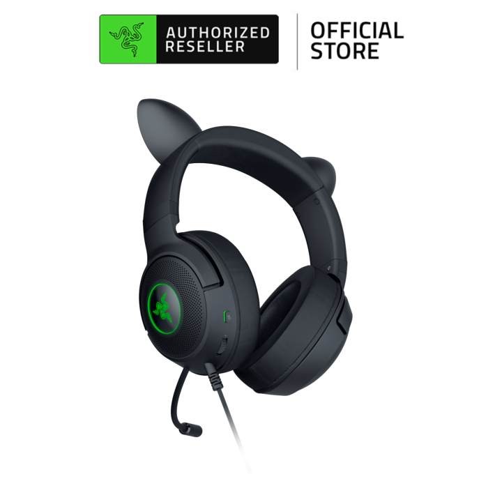 Razer Kraken Kitty V2 Pro Wired RGB Gaming Headset with Interchangeable ...