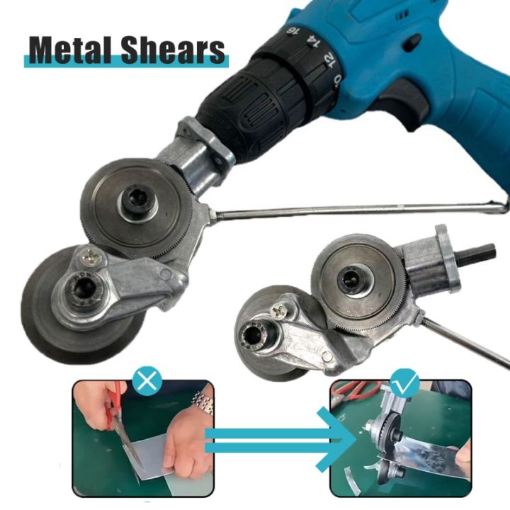 Electric Drill Plate Cutter Accessories Sheet Metal Cutting Machines ...