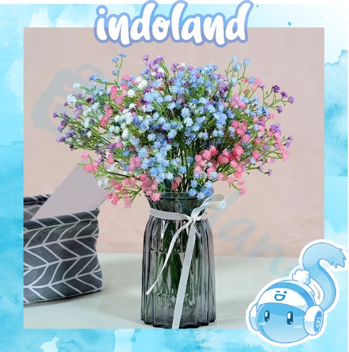 IDL BUNGA GYPSOPHILA BABY BREATH 1 TANGKAI BUNGA PLASTIK ARTIFISIAL ...