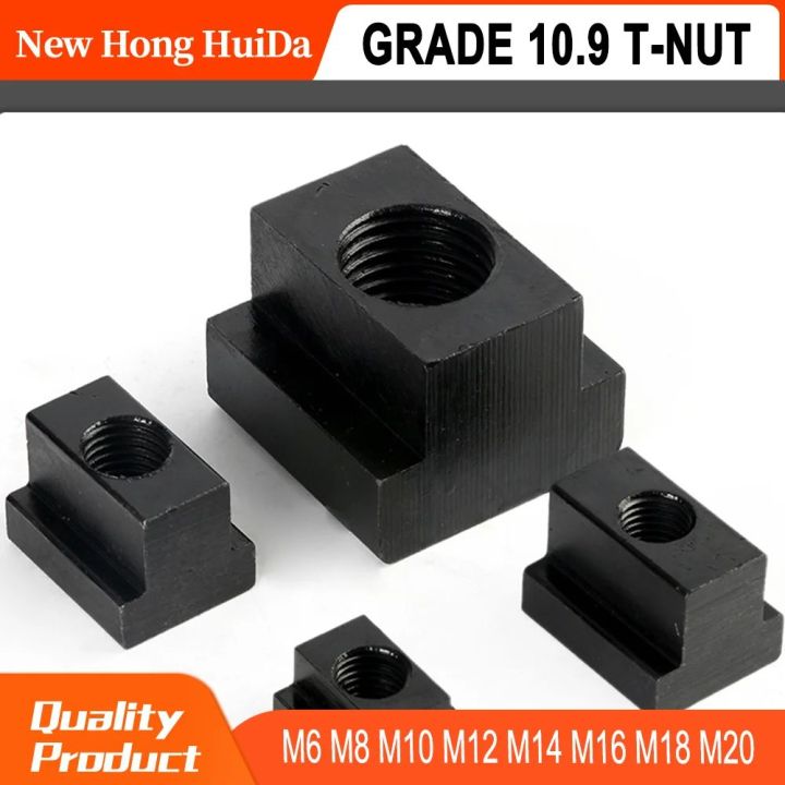 M6 M8 M10 M12 M14 M16 M18 M20 T Nut Black Grade 10.9 T-slot Block Slot ...