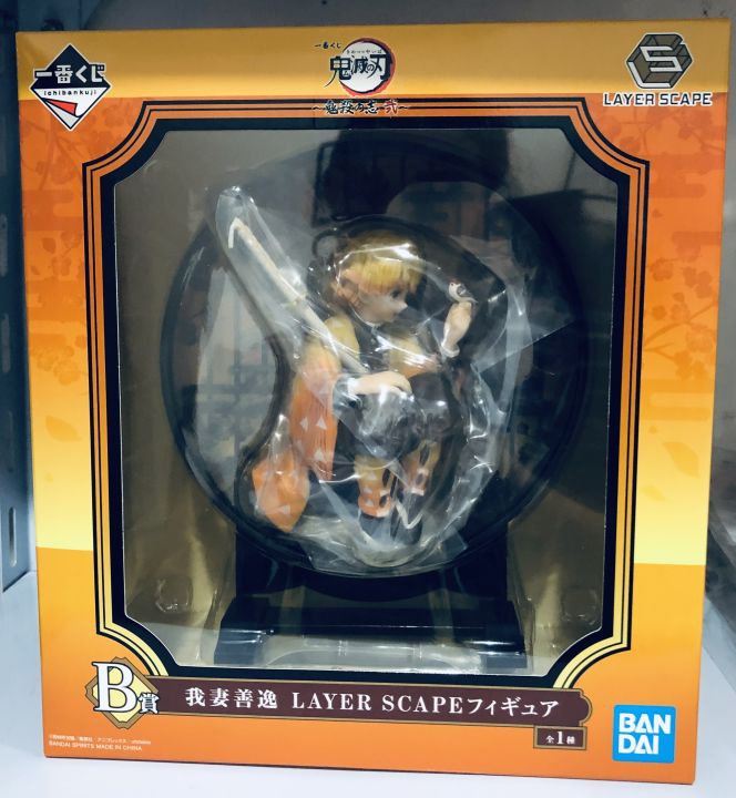 Demon Slayer Ichiban Kuji (IK) Zenitsu Agatsuma - Layer Scape - Prize B - Japan Authentic (With ...