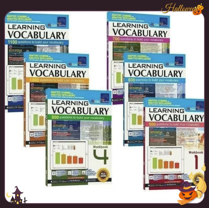 English Book Learning English Vocabulary Workbook Set 1-6 | Lazada PH