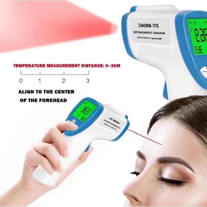 heat sell Non-Contact Infrared Thermometer Forehead Body Temperature ...