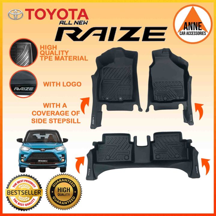 TPE / Diamond Deep Dish for Toyota Raize 2022 2023 2024 Model Deep Dish ...
