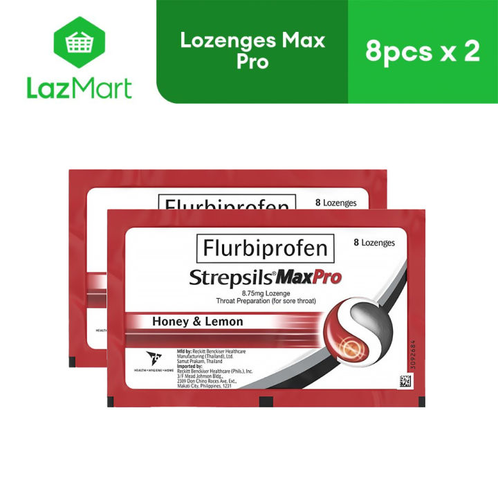 Strepsils Max Pro 8s - Pack of 2 (16 pcs) | Lazada PH