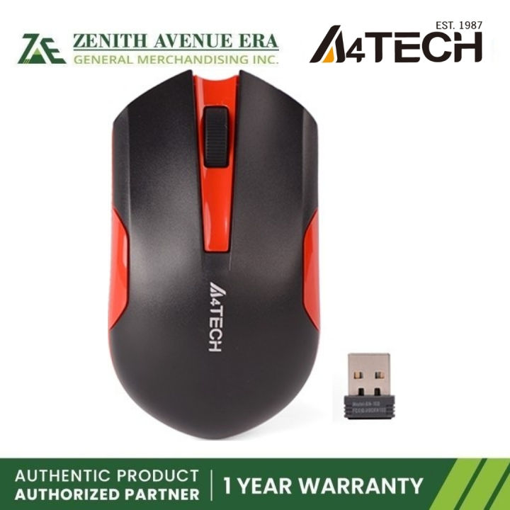 A4Tech G3-200N Wireless Mouse Red | Lazada PH