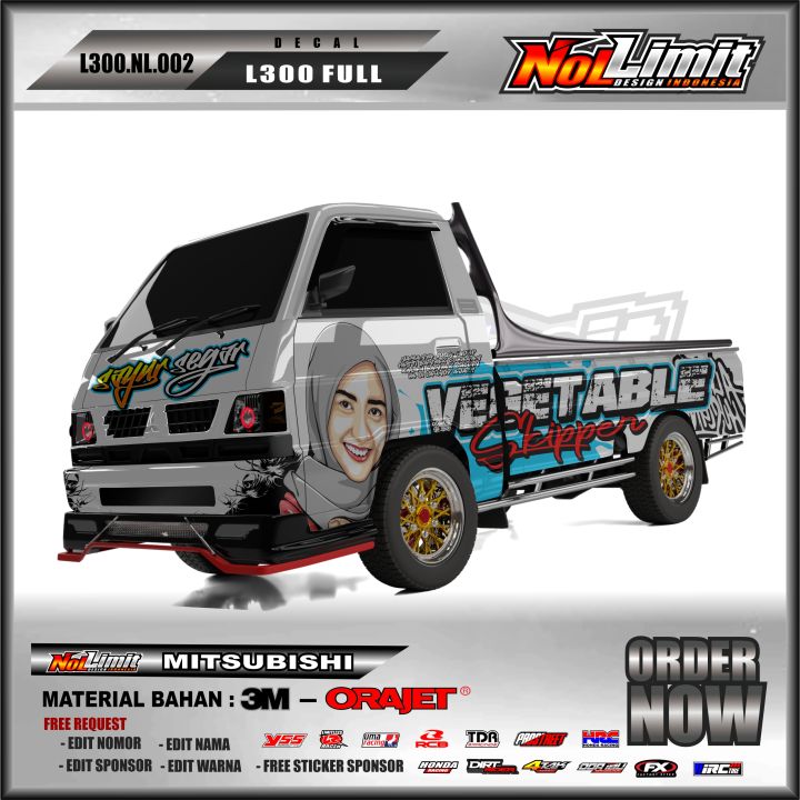 HOT PROMO -- STICKER DECAL FULL BODY L300-- STICKER DECAL L300 FULL ...