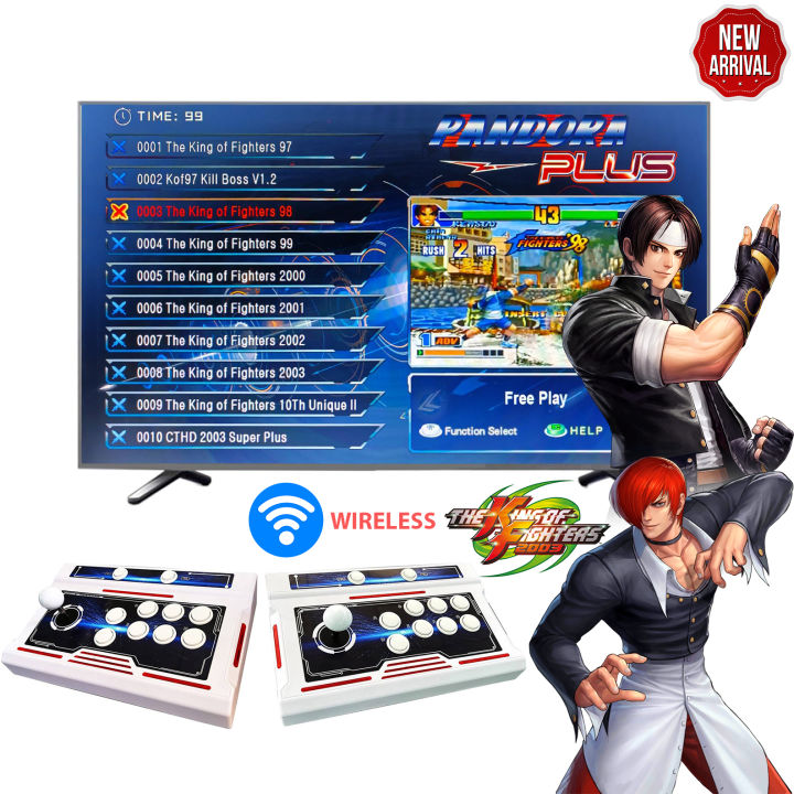 Pandora Box Plus 26800 Games In 1 With Wireless Bluetooth Joystick Arcade Games Console Retro ...