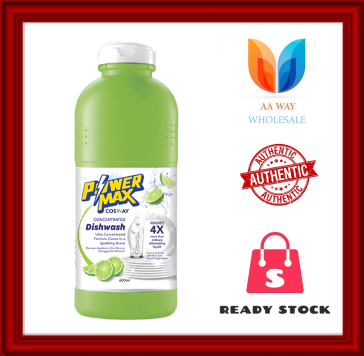 Cosway PowerMax Dish Drops 600ml Cecair Pencuci Pinggan 浓缩洗碗剂 0897 | Lazada
