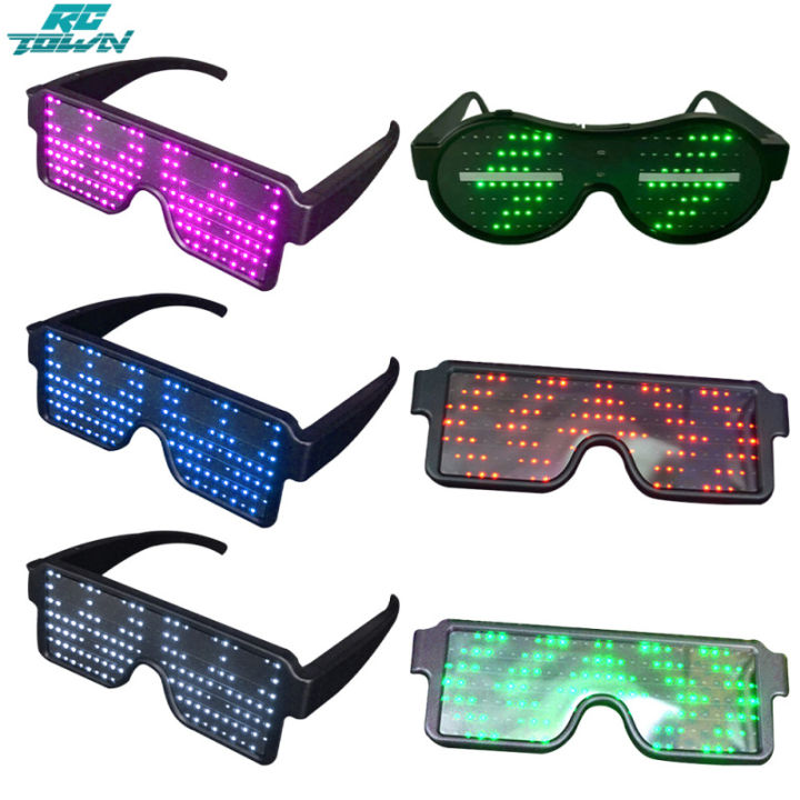 Hot sale🥇LED Glowing Glasses With 180mAh Rechargeable Battery 8 ...