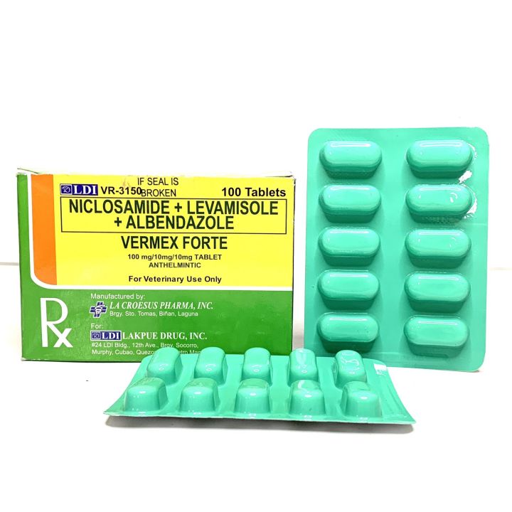 [FCR AGRIVET] 20pcs Vermex Forte for Gamefowl / Para sa Manok Panabong ...