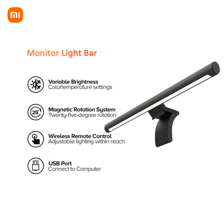 Xiaomi Mi Computer Monitor Light Bar No Screen Reflection Wireless ...