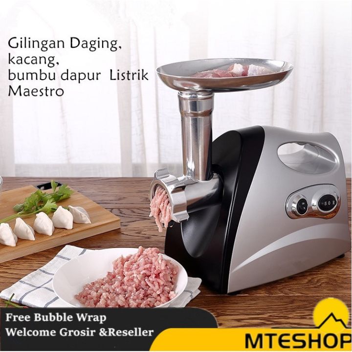 MTE Meat Grinder Listrik /Alat Gilingan Giling Listrik Daging Kacang ...