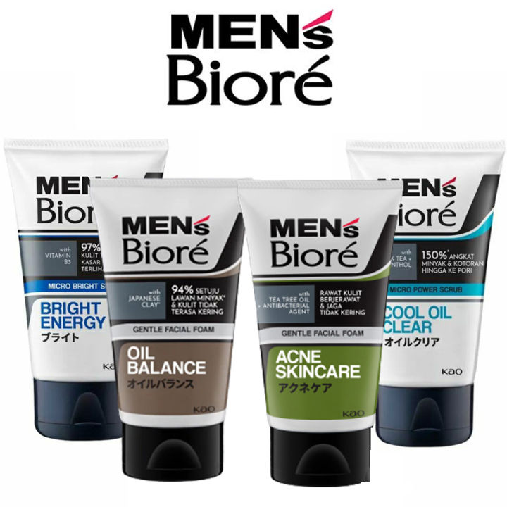 Biore Men's Facial Foam BY JustKlik | Lazada Indonesia