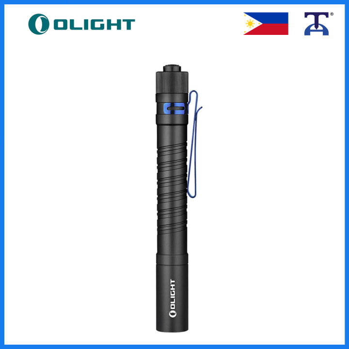 Olight I5T Plus 550 Lumens LED High Performance Cool White Double Helix Knurling EDC Flashlight ...