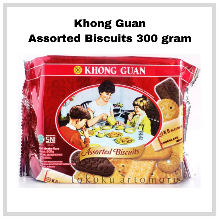 Khong Guan Assorted Biscuits - Kemasan 300 gram - Roti Lebaran ...