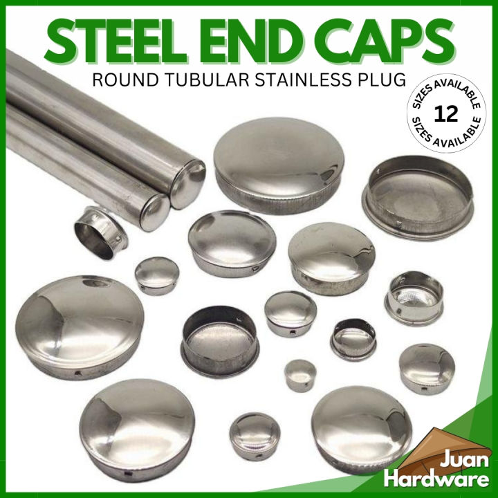 Round Tubular Stainless Plug Caps for Chair Table Furnitures Insert ...