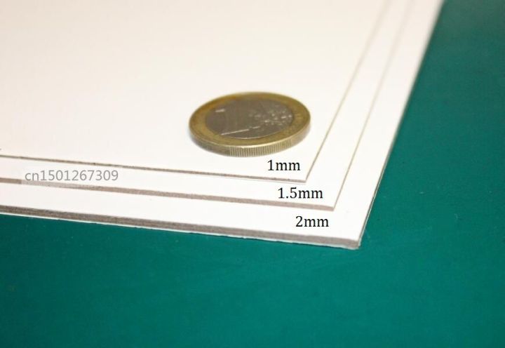 [p159p] 10 Sheets Size A5 Chipboard Cardstock Thick Card White ...