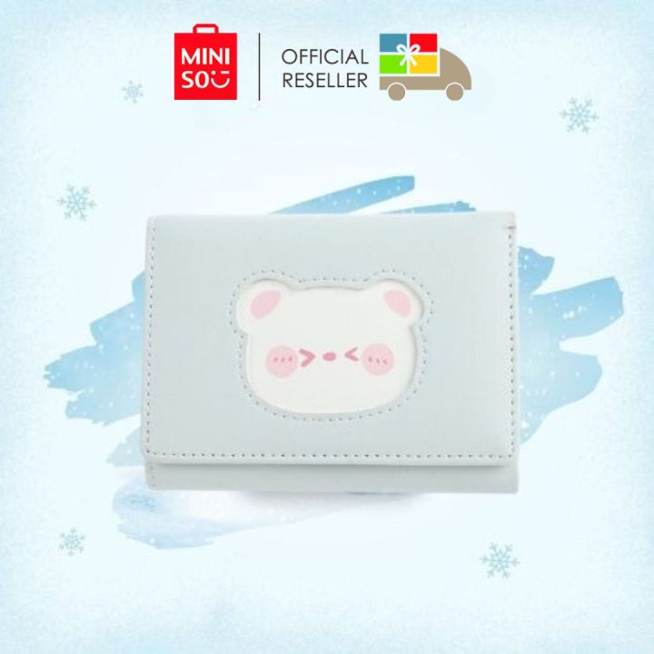 Miniso Dompet / Wallet trifold Bear | Lazada Indonesia
