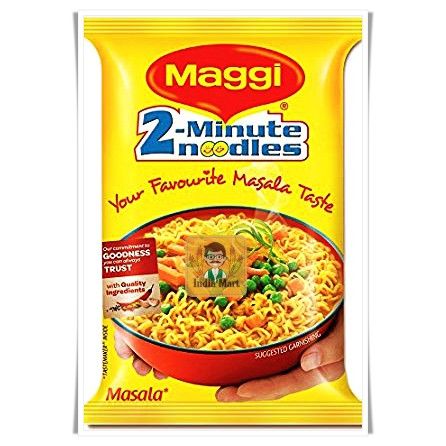 Maggi Noodles (Indian Mama) ก๋วยเตี๋ยวมาม่าอินเดีย รสเครื่องเทศ 70g ...