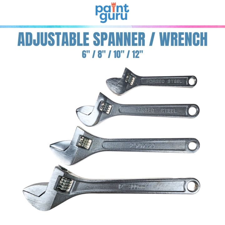 Adjustable Wrench / Adjustable Spanner made from Drop Forged Chrome ...