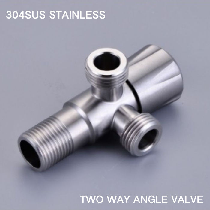 SUS304 Stainless Steel Double Angle Valve Two Way Angle Valve Multi ...