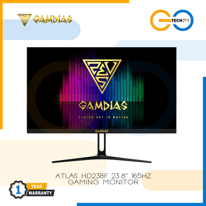 Gamdias Atlas HD238F 24" (23.8") 1920X1080 165hz Gaming Monitor | Lazada PH