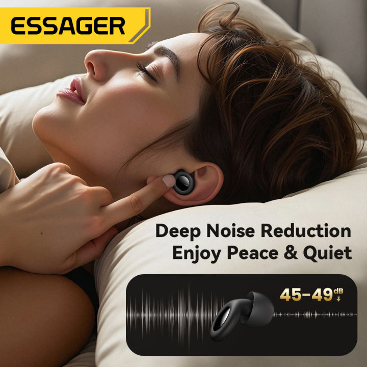 Essager Sleep Earplugs Silicone Gel Ear Plugs Denoise Earplugs Noise ...