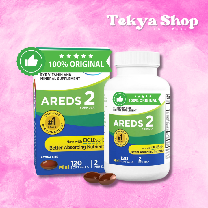 Bausch & Lomb PreserVision AREDS 2 Formula + Multivitamin, Eye Vitamin ...