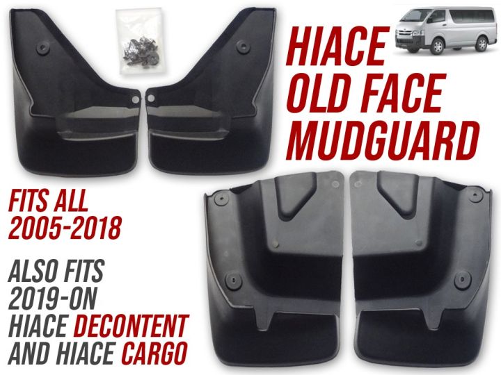 Toyota Hi ace Decontent / Cargo 2019-2024 MUDGUARD / MUD FLAPS / SPLASH ...